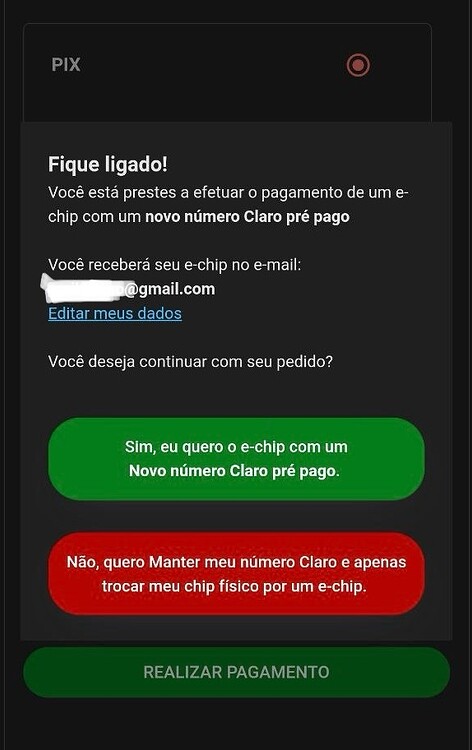 Converter SIM p/ eSIM via site da Claro - telecom móvel - Tecnoblog ...