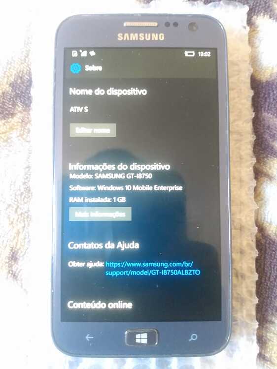 Samsung Ativ S with Windows 10 Mobile - Mobile and Wearables ...